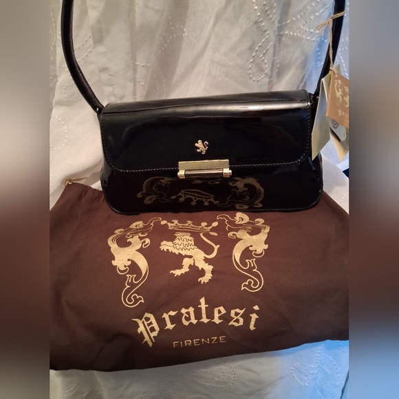 Pratesi | Bags | Pratesi Firenze Barchetta R29 Black Patent Leather ...